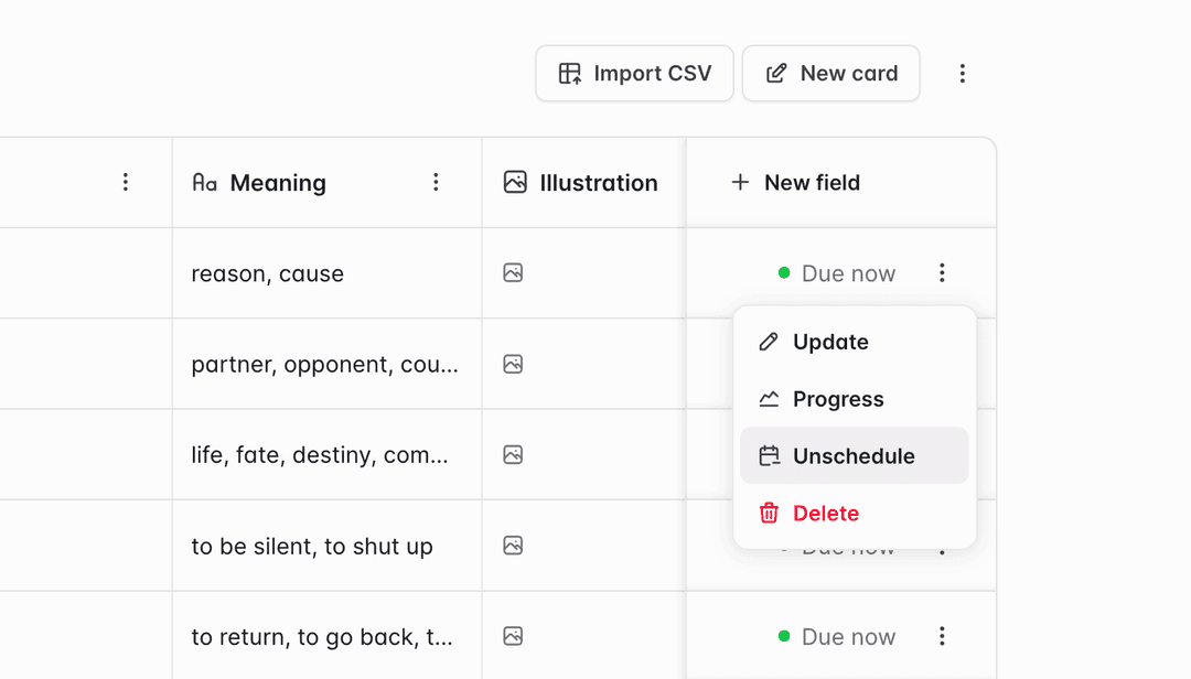 Scheduling | Recall Docs